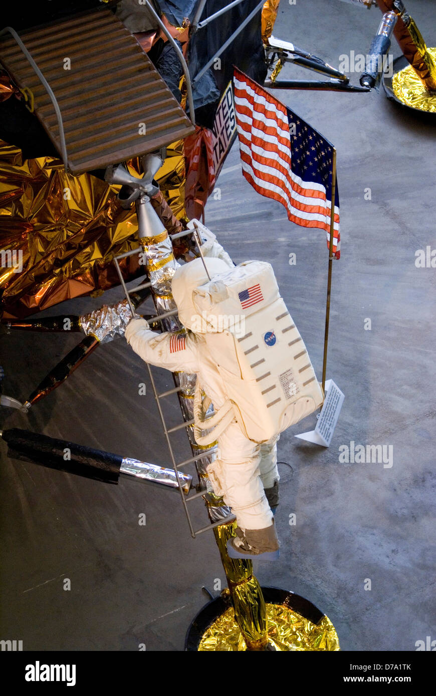 Usa Washington Apollo Lunar Module At National Air And Space Museum Stock
