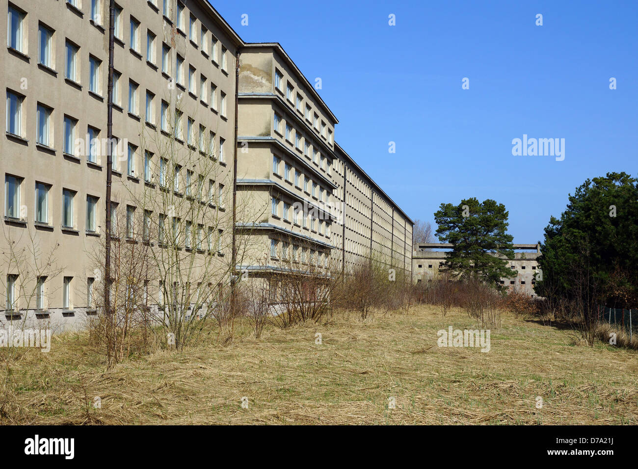 Color Photograph of the exterior of Prora Holiday Complex, Rügen ...