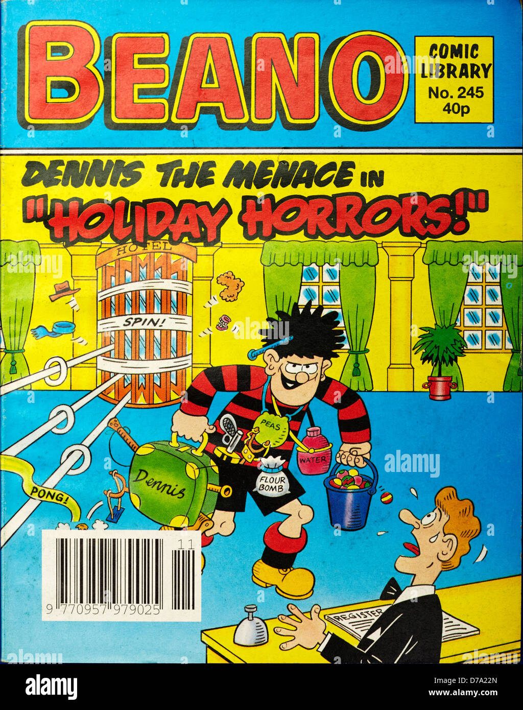 The Beano Comic magazine (Comic Library Stock Photo - Alamy