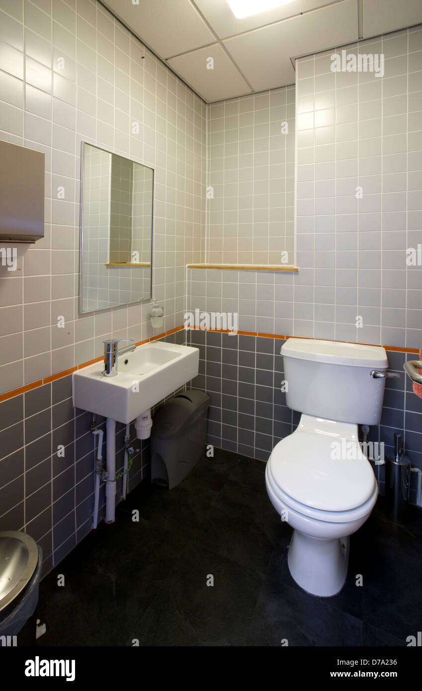 Office interior toilet hi-res stock photography and images - Alamy