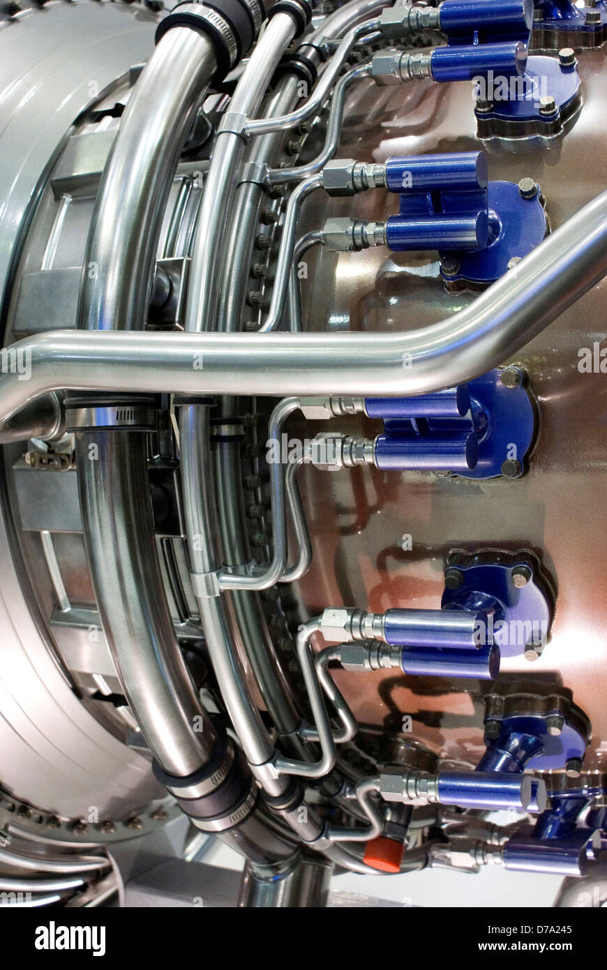 Aircraft engine close-up Stock Photo - Alamy