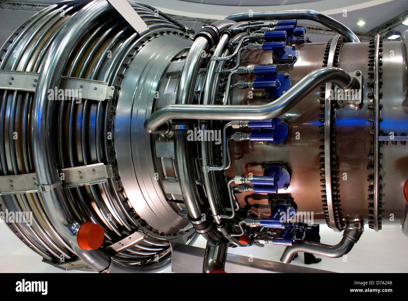 Aircraft engine close-up Stock Photo - Alamy