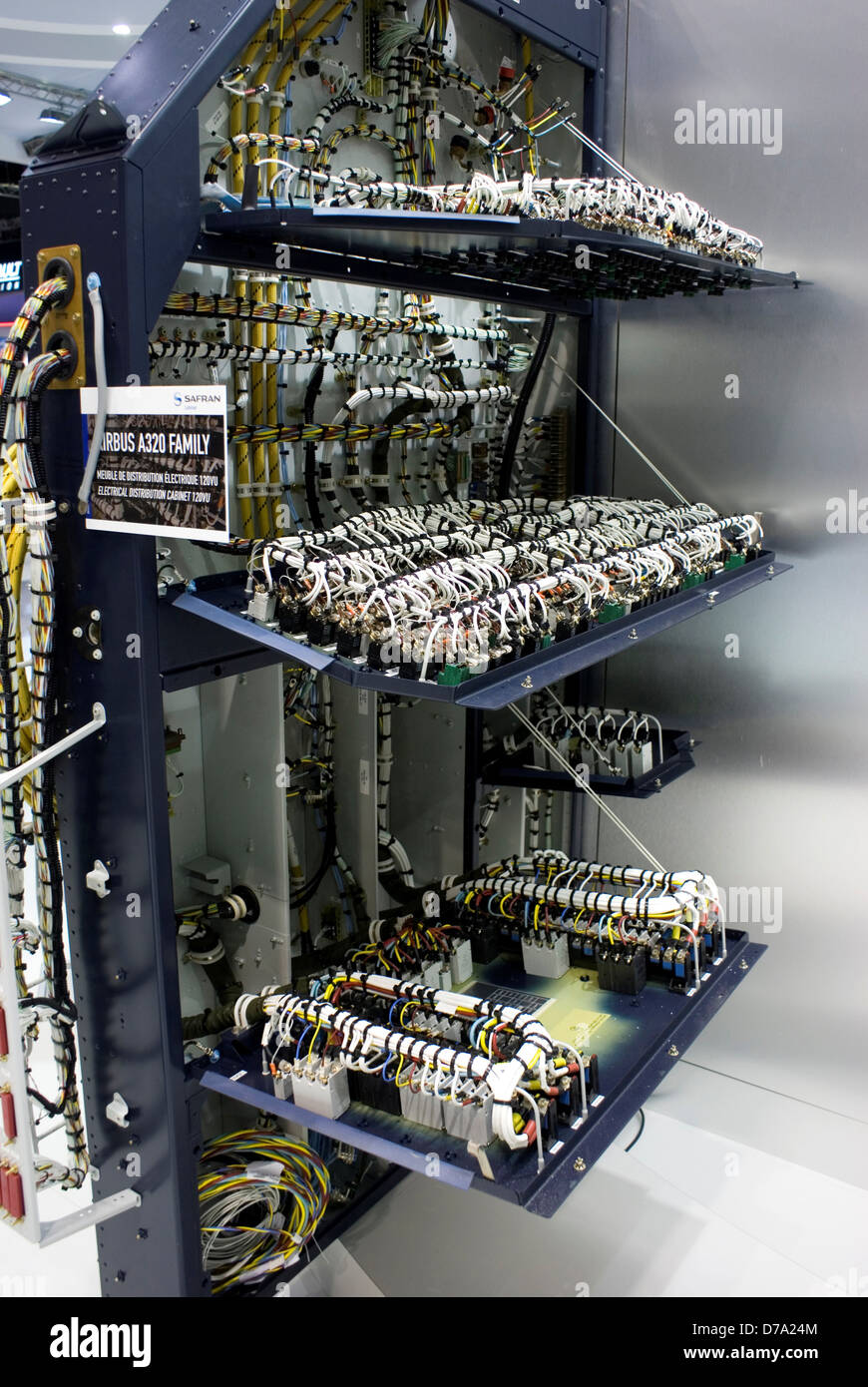 Airbus aircraft wiring looms Stock Photo - Alamy