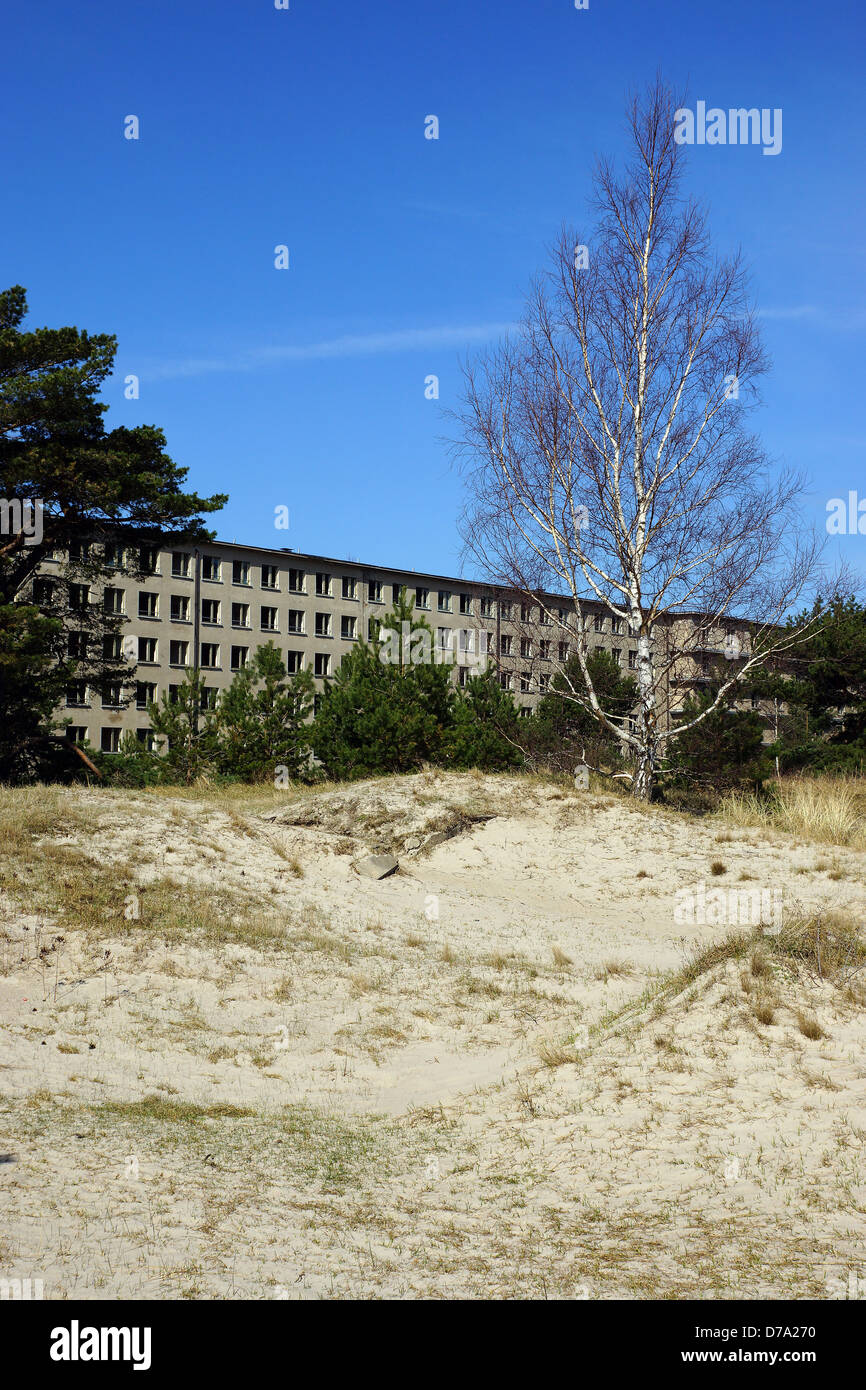 Color Photograph of the exterior of Prora Holiday Complex, Rügen ...