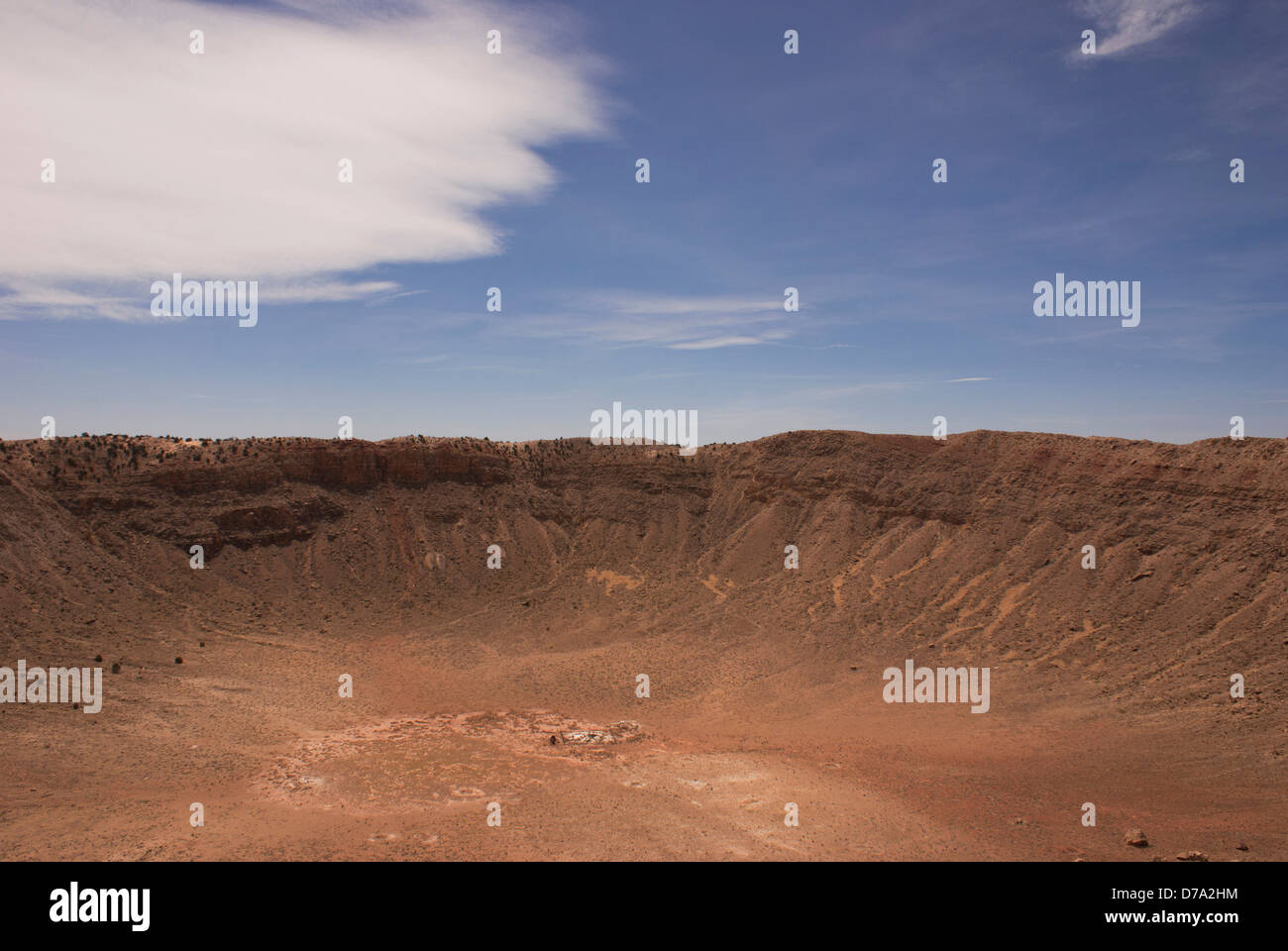 USA Arizona Meteor Crater Stock Photo - Alamy
