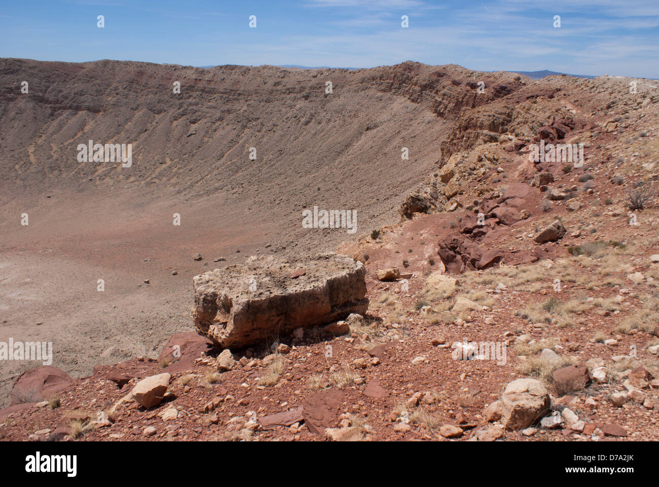 USA Arizona Meteor Crater Stock Photo - Alamy