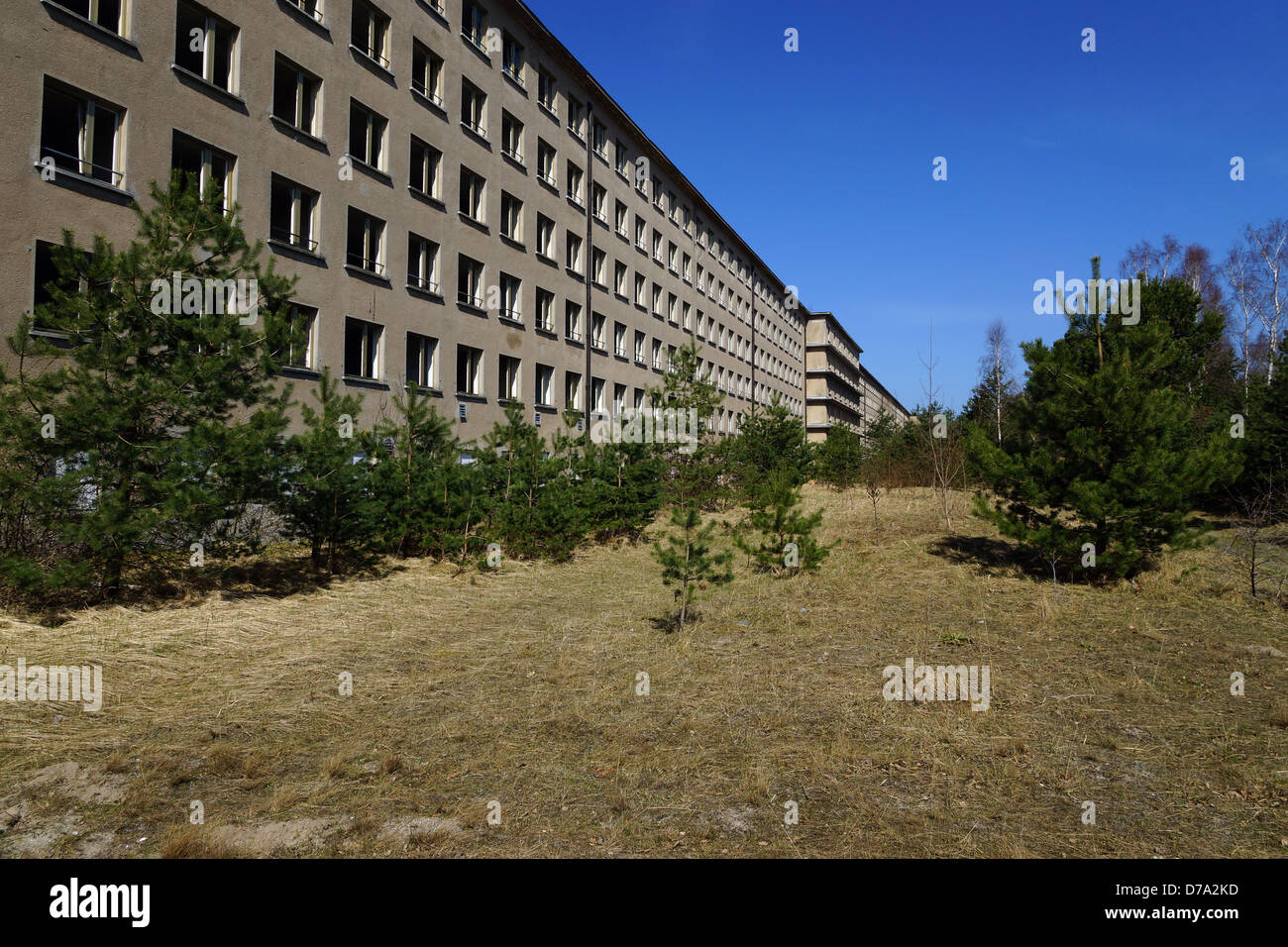 Color Photograph of the exterior of Prora Holiday Complex, Rügen ...