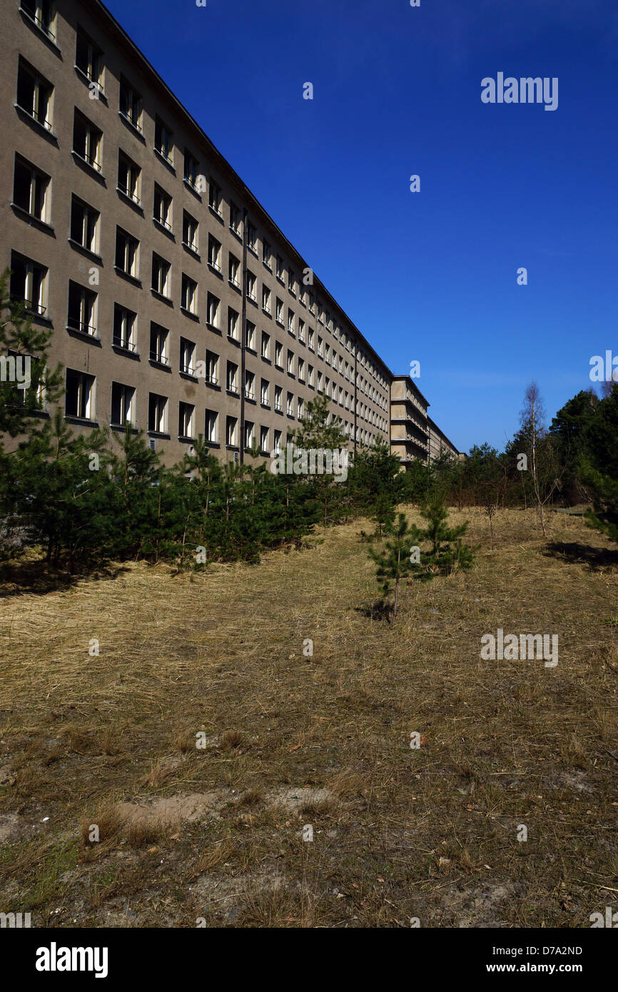 Color Photograph of the exterior of Prora Holiday Complex, Rügen ...