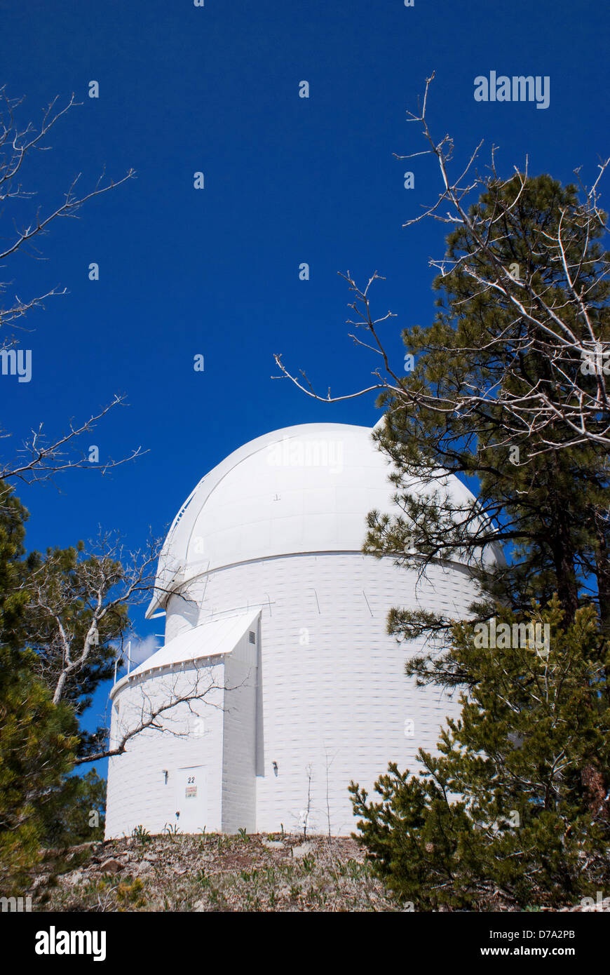 USA Arizona Flagstaff Telescope dome at Lowell Observatory Stock Photo ...