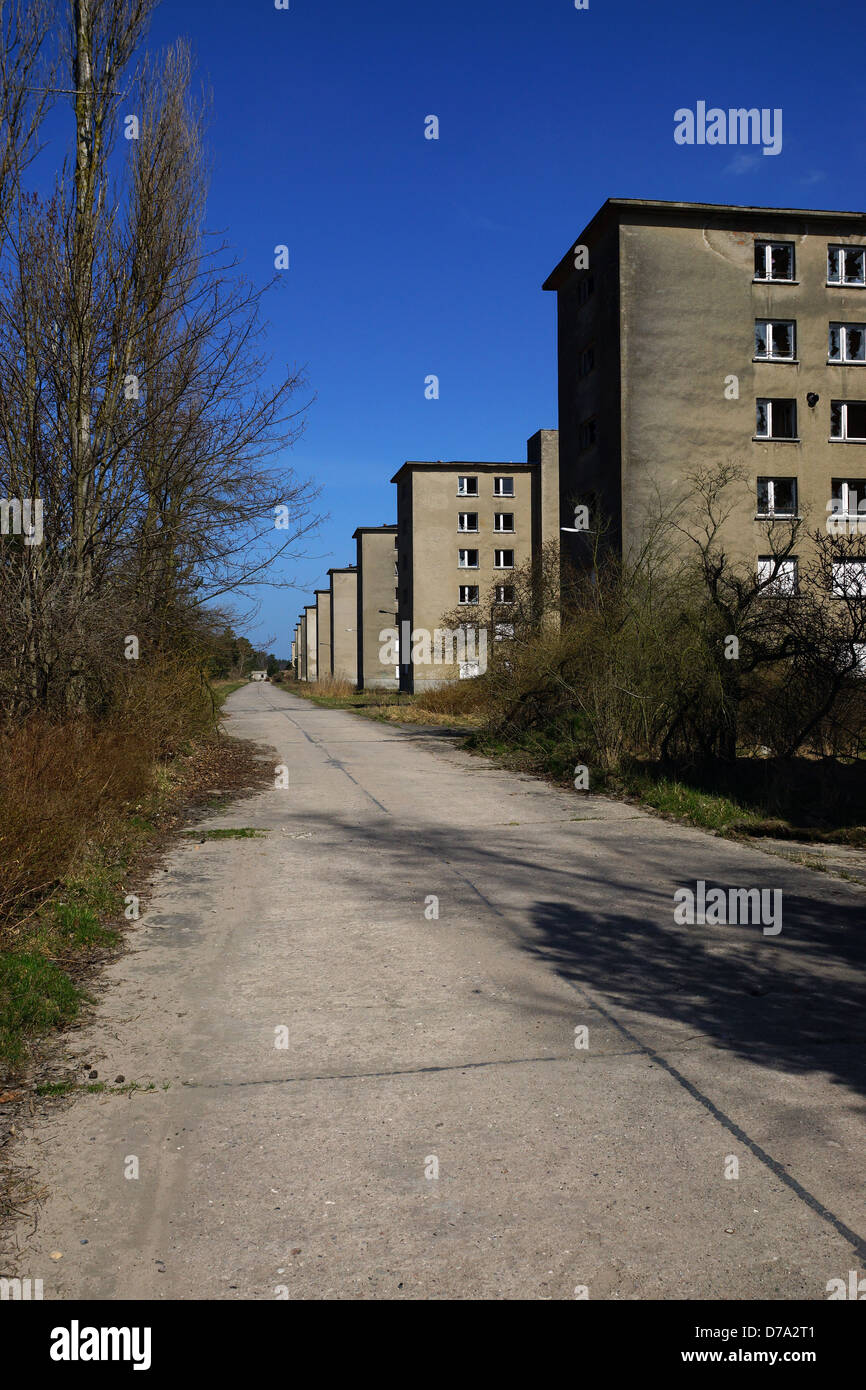 Color Photograph of the exterior of Prora Holiday Complex, Rügen ...