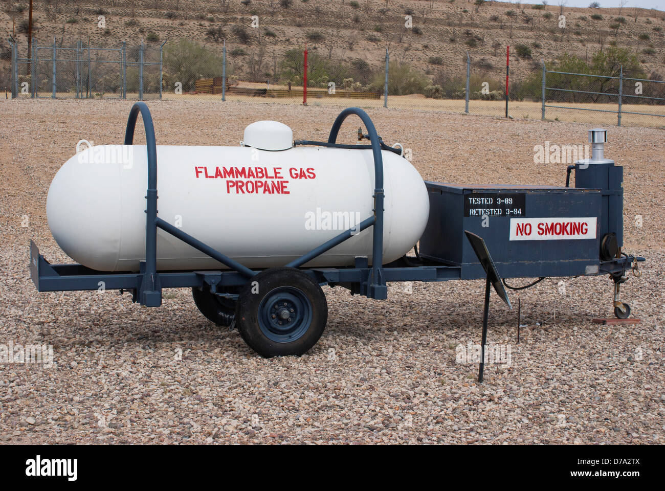 USA Arizona Tucson Portable propane tank at Titan missile museum Stock ...