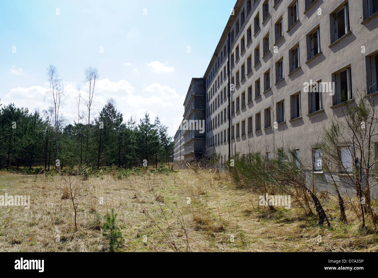 Color Photograph of the exterior of Prora Holiday Complex, Rügen ...