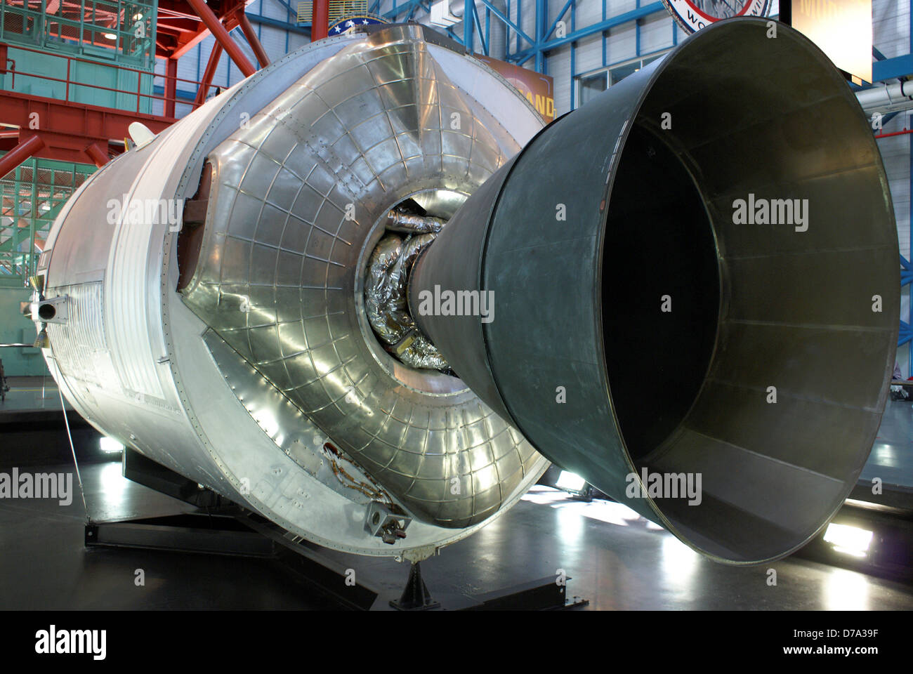 USA Florida Kennedy Space Center Apollo service module in Apollo/Saturn ...