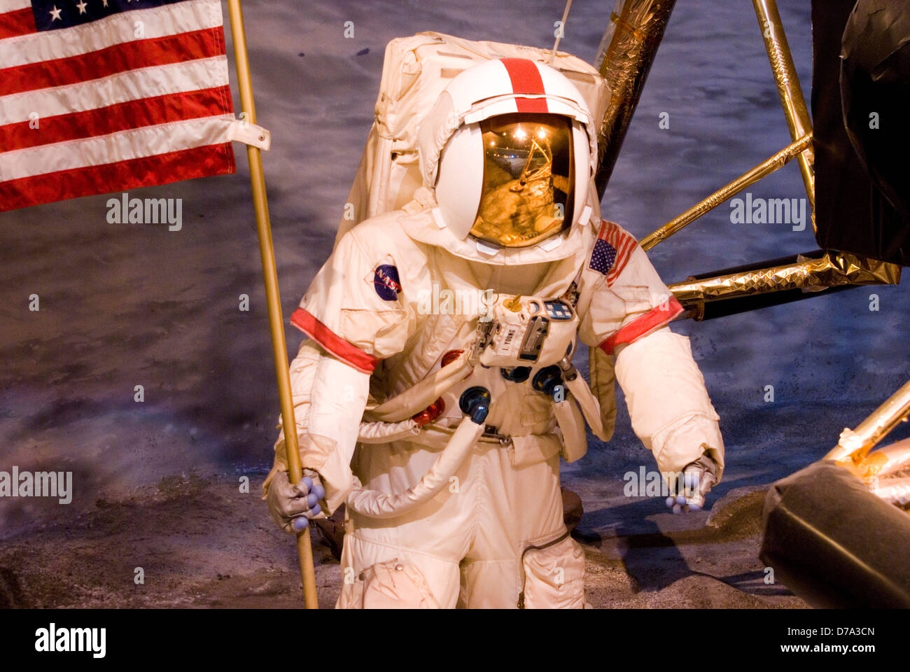 USA Illinois Chicago Museum Science Industry John Young's Apollo 16 ...