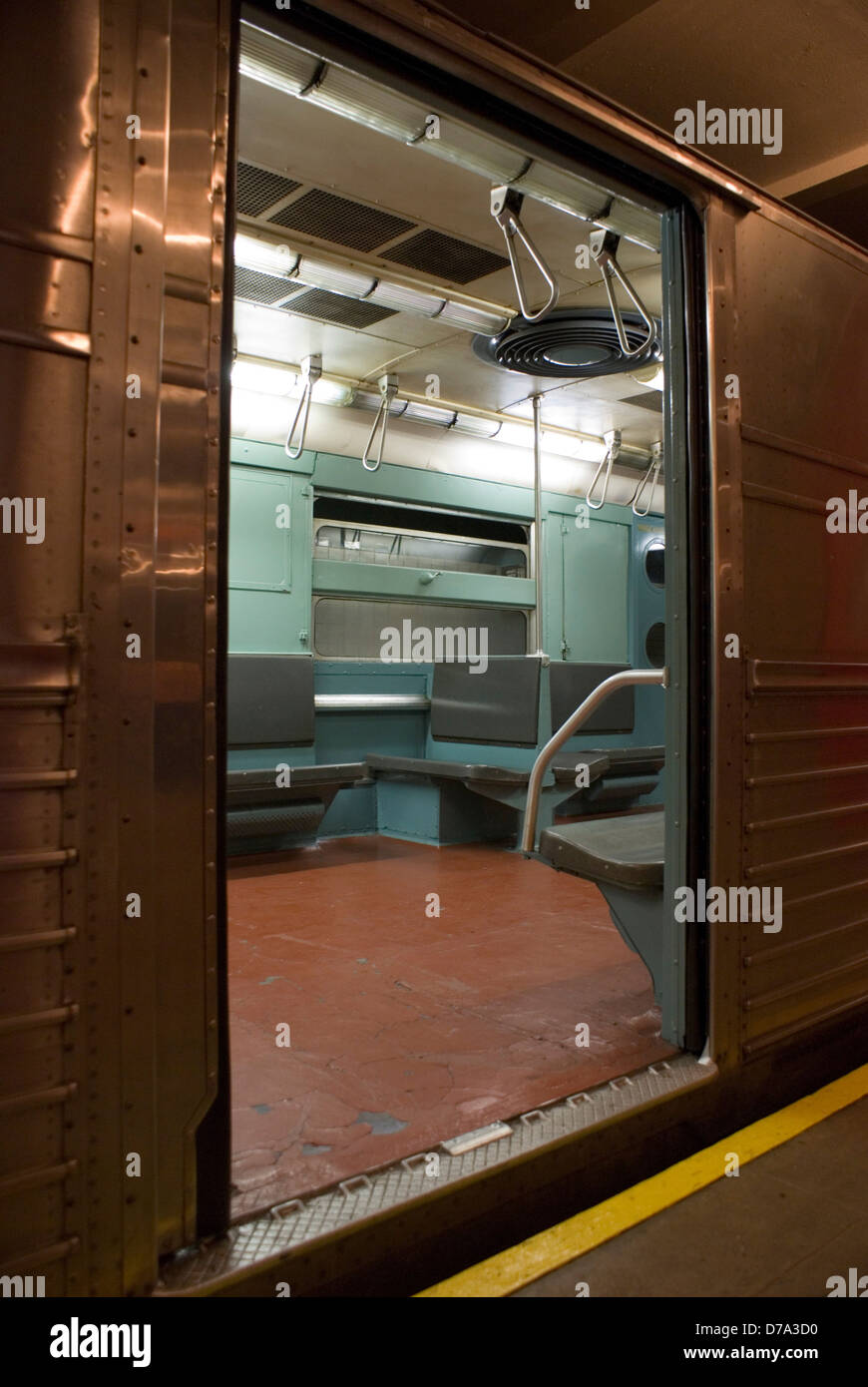 USA New York City Brooklyn New York Transit Museum View into R11-type ...