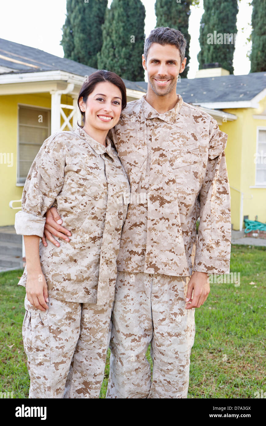Military Couple Poses Northern VA Family Photographer | MSP Is Moving!