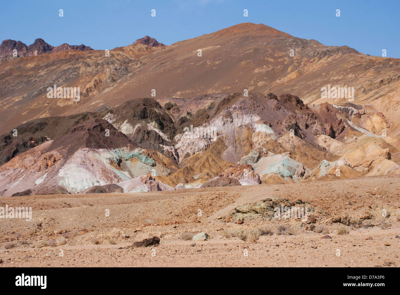 USA California Death Valley Artist's Pallet area Stock Photo - Alamy