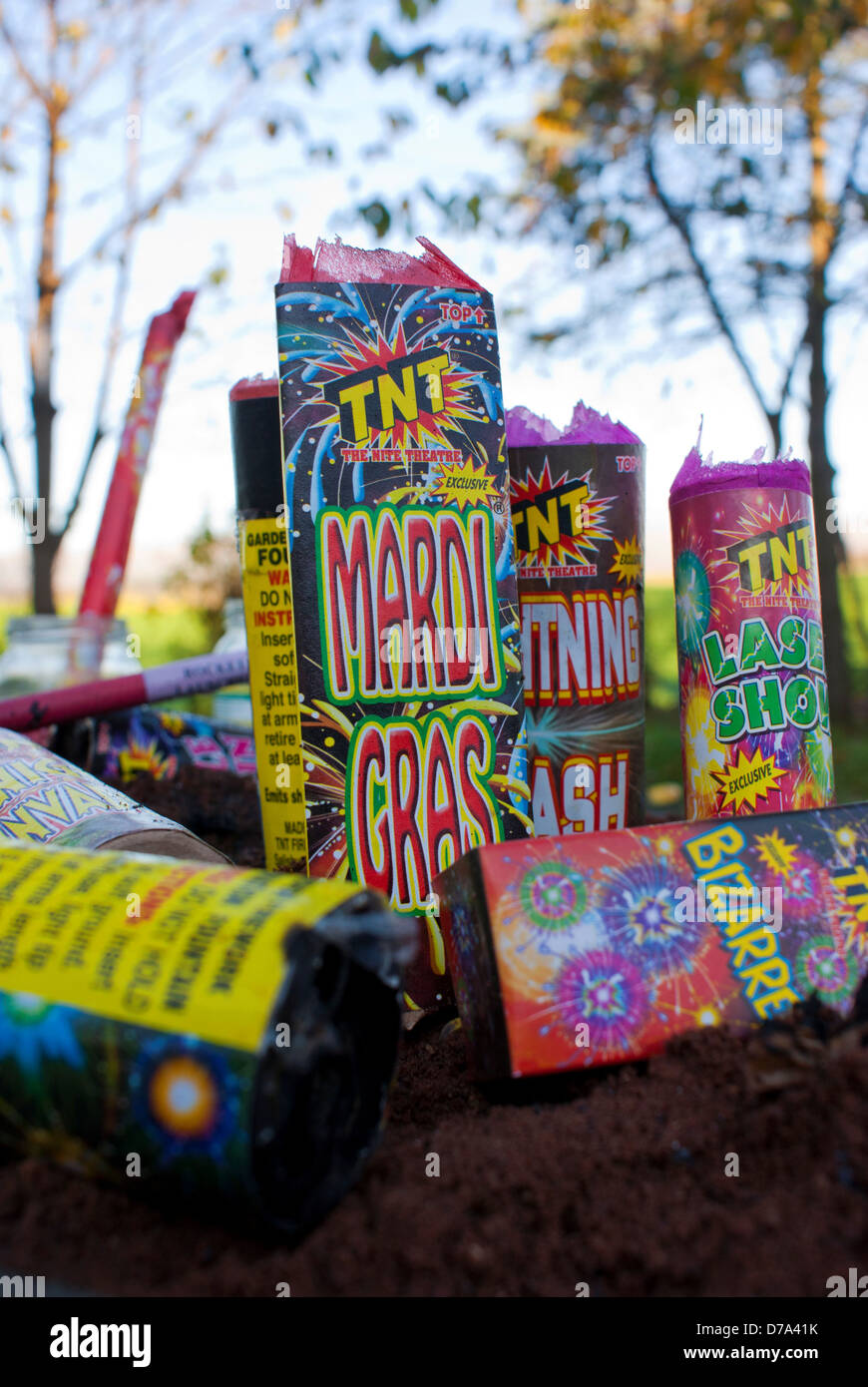 Spent Firework Stock Photos & Spent Firework Stock Images - Alamy