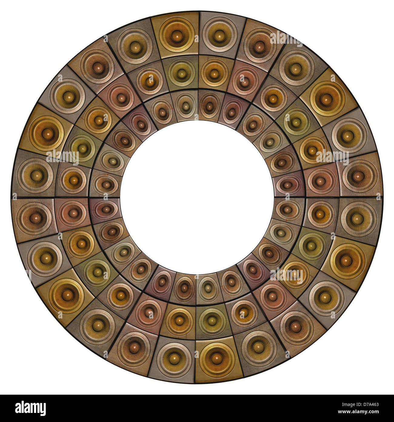 radial sound-system woofer pattern Stock Photo - Alamy