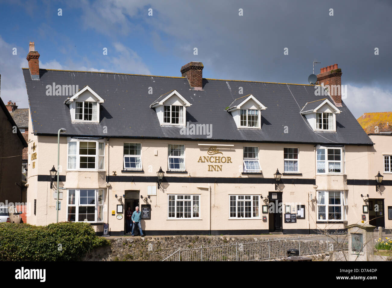 The anchor Inn Beer a seaside village in Devon, England UK Stock Photo ...