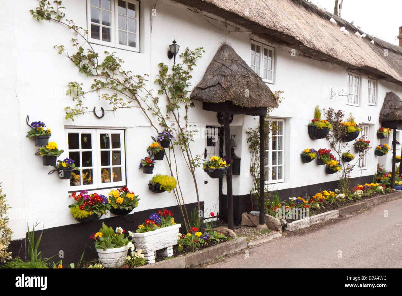 Coombe Cottage, Branscombe, Devon, England, UK Stock Photo - Alamy