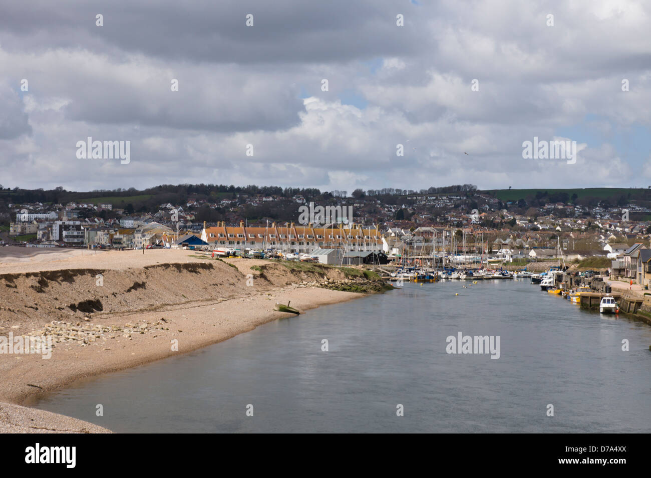Axmouth Harbour near Seaton Devon England UK Stock Photo - Alamy