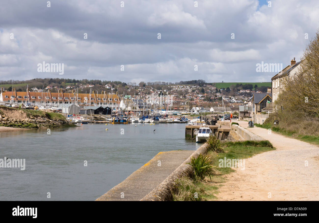 Axmouth Harbour near Seaton Devon England UK Stock Photo - Alamy