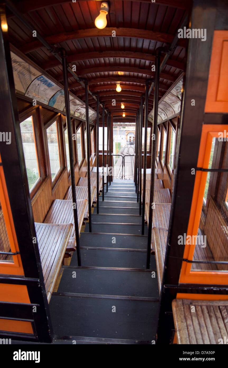 USA California Los Angeles Angel's Flight funicular railway Stock Photo ...