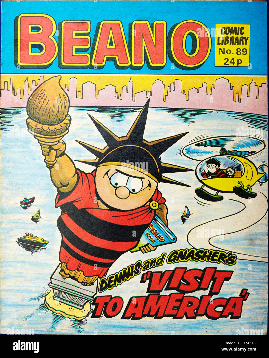 The Beano Comic magazine (Comic Library Stock Photo - Alamy