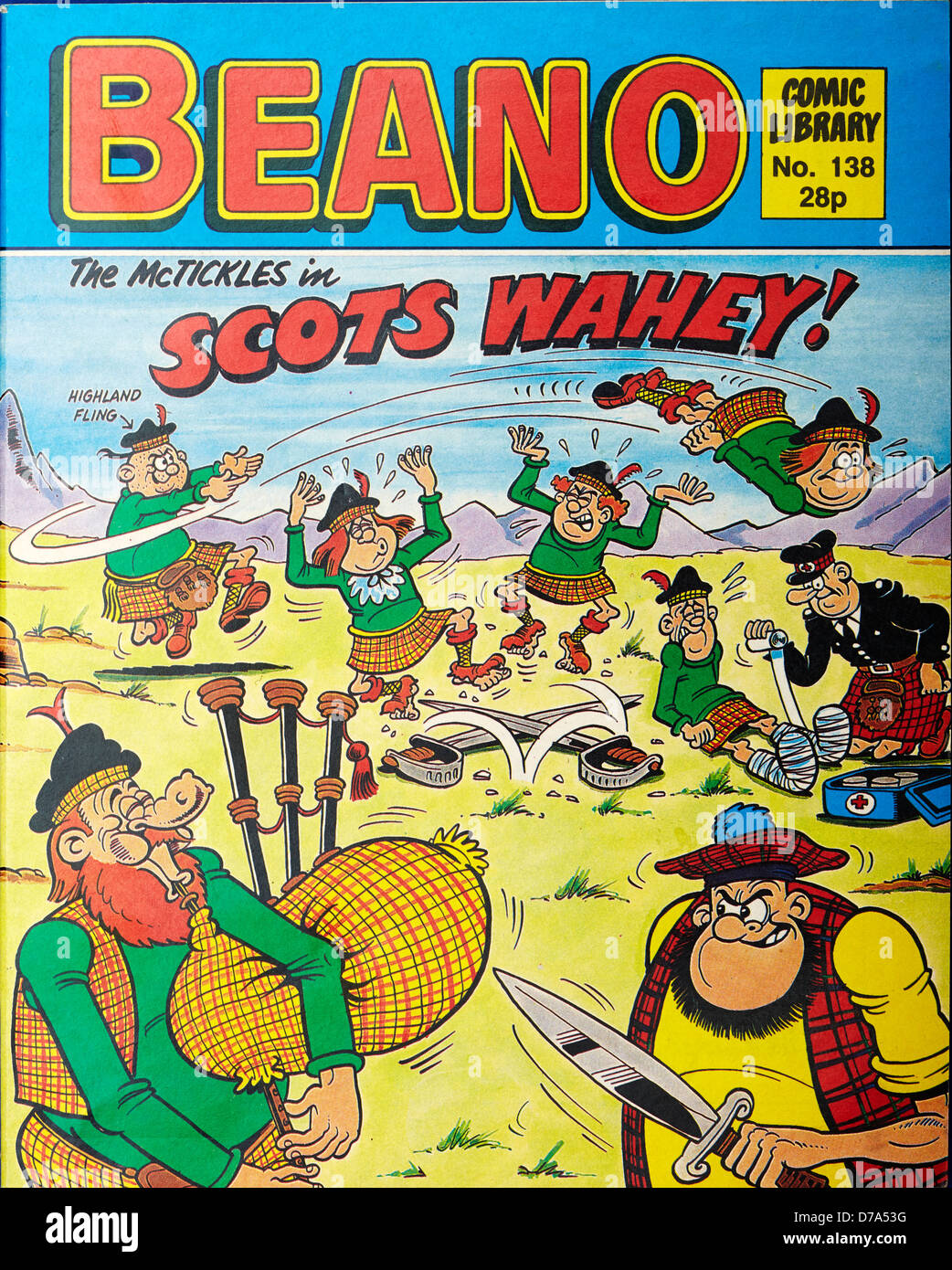 The Beano Comic magazine (Comic Library Stock Photo - Alamy