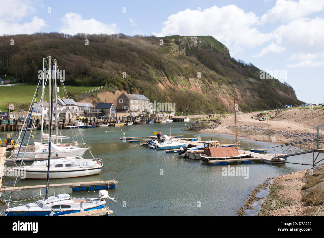 Axmouth Harbour near Seaton Devon England UK Stock Photo - Alamy