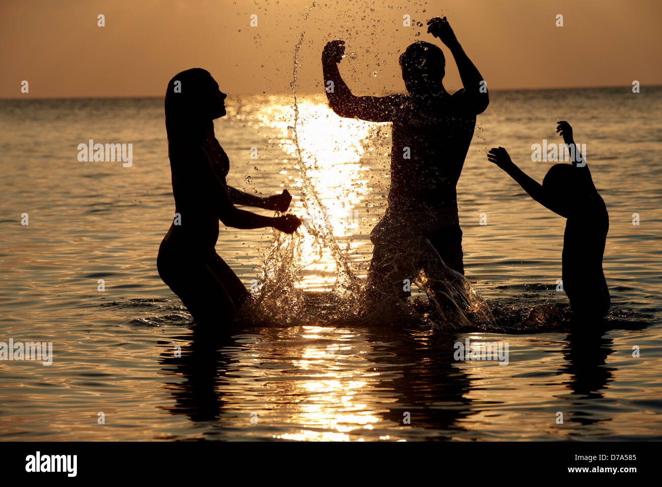 Three Women Silhouette High Resolution Stock Photography and Images - Alamy