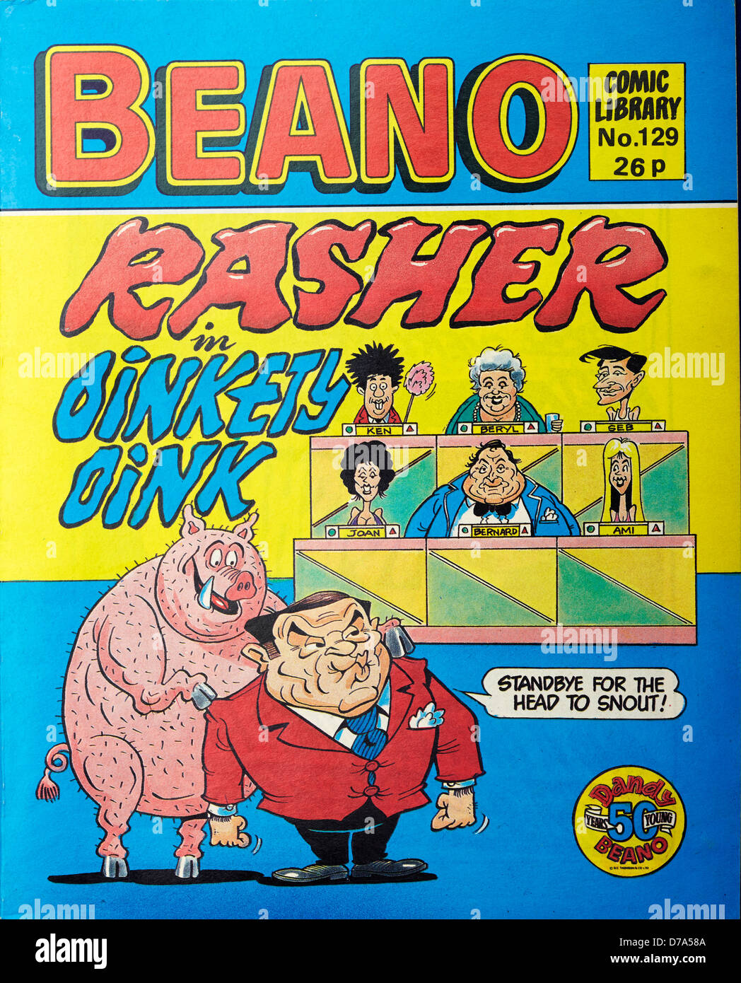 The Beano Comic magazine (Comic Library Stock Photo - Alamy
