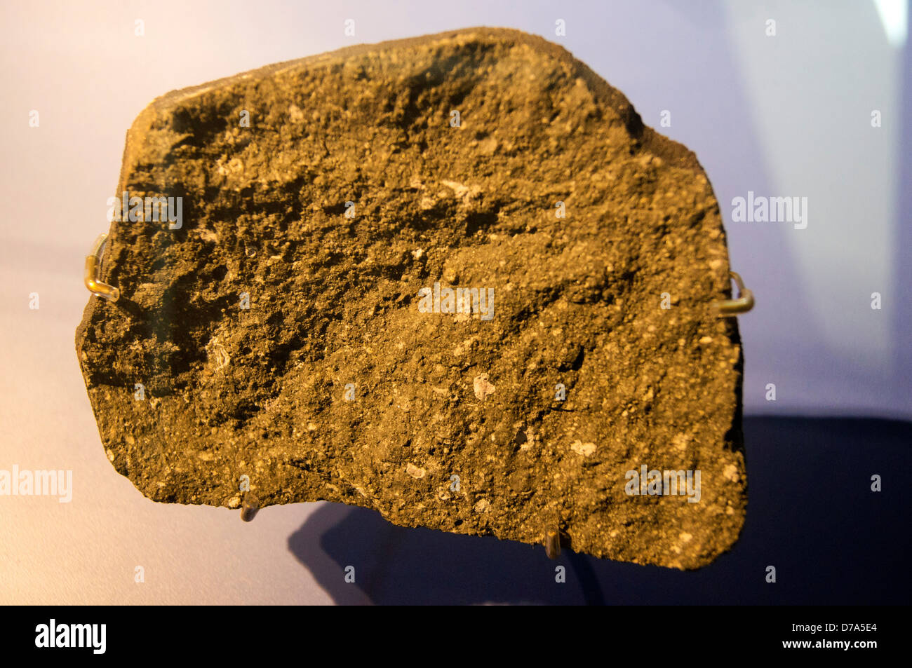 USA California Los Angeles California Science Center Stony meteorite ...