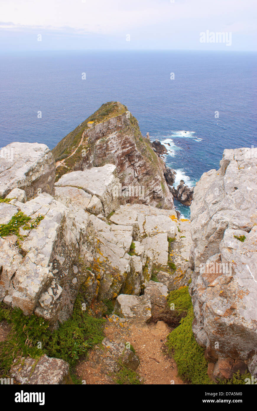 South Africa Cape Point Cliffs South Atlantic Ocean Stock Photo - Alamy