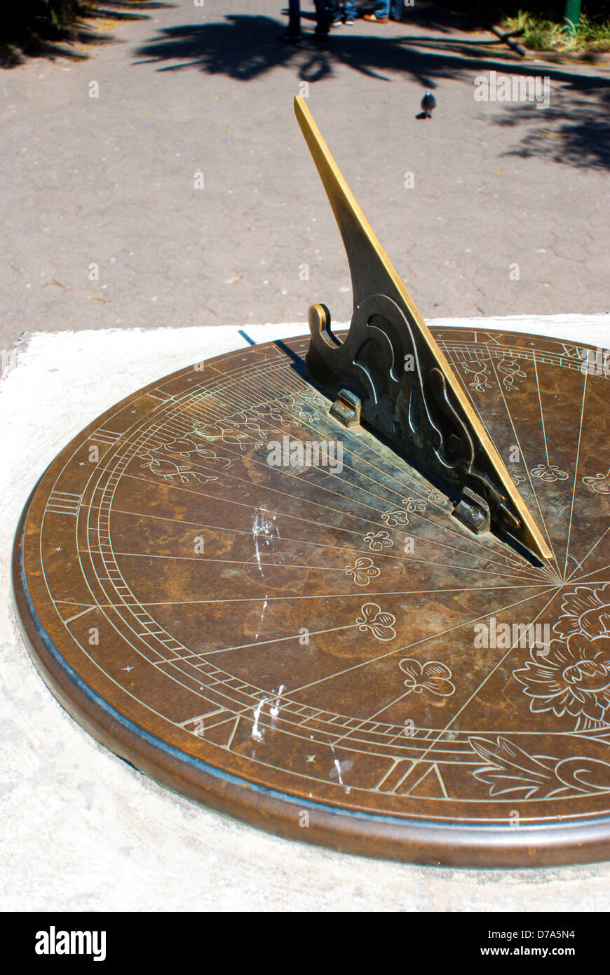 South Africa Cape Town Company Gardens Sundial Stock Photo - Alamy