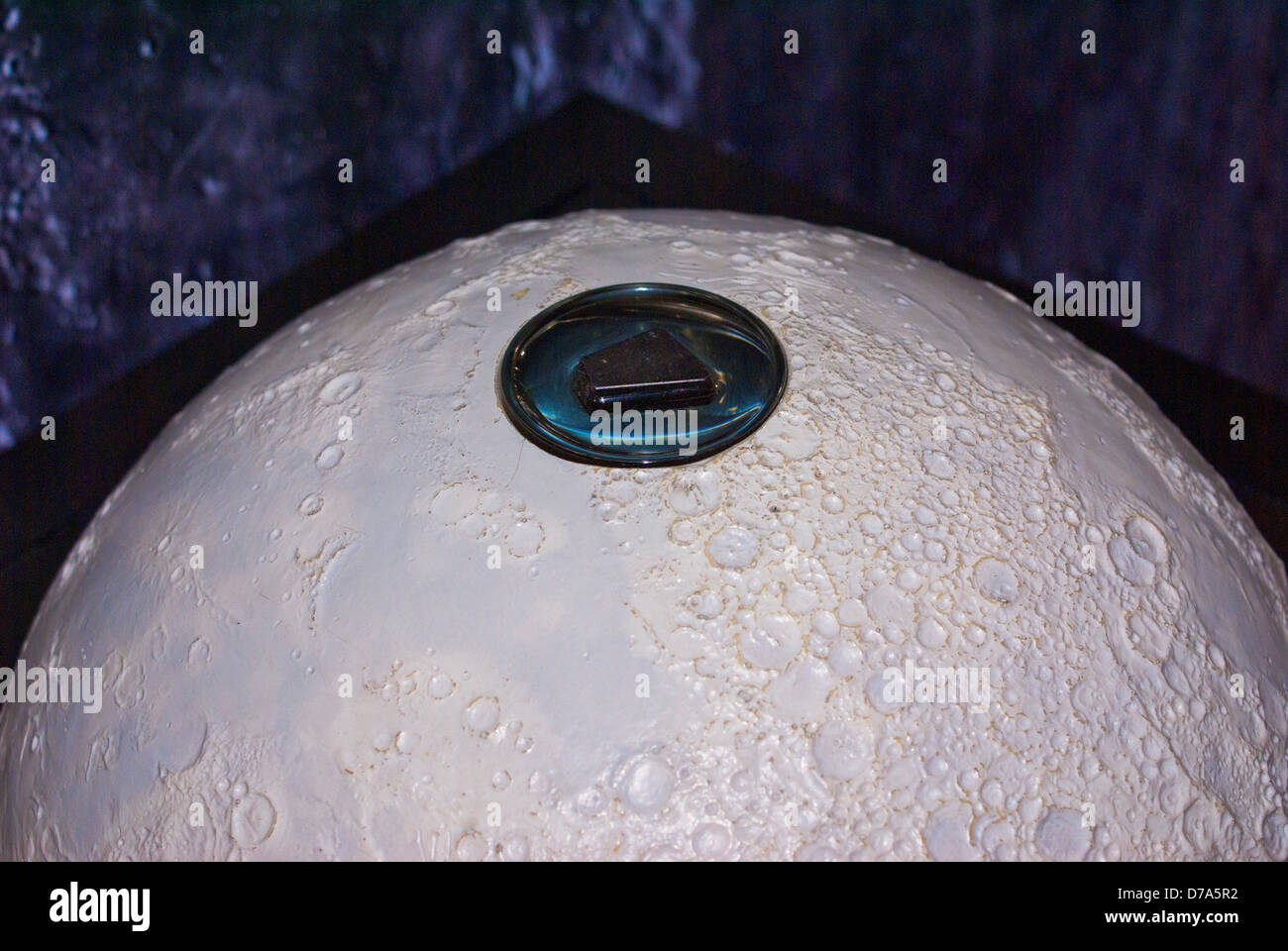 South Africa Cape Town Moon rock display at IAC exhibition Stock Photo ...