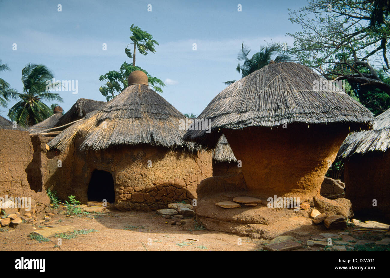 tanaka koko village near natitingou benin Stock Photo - Alamy