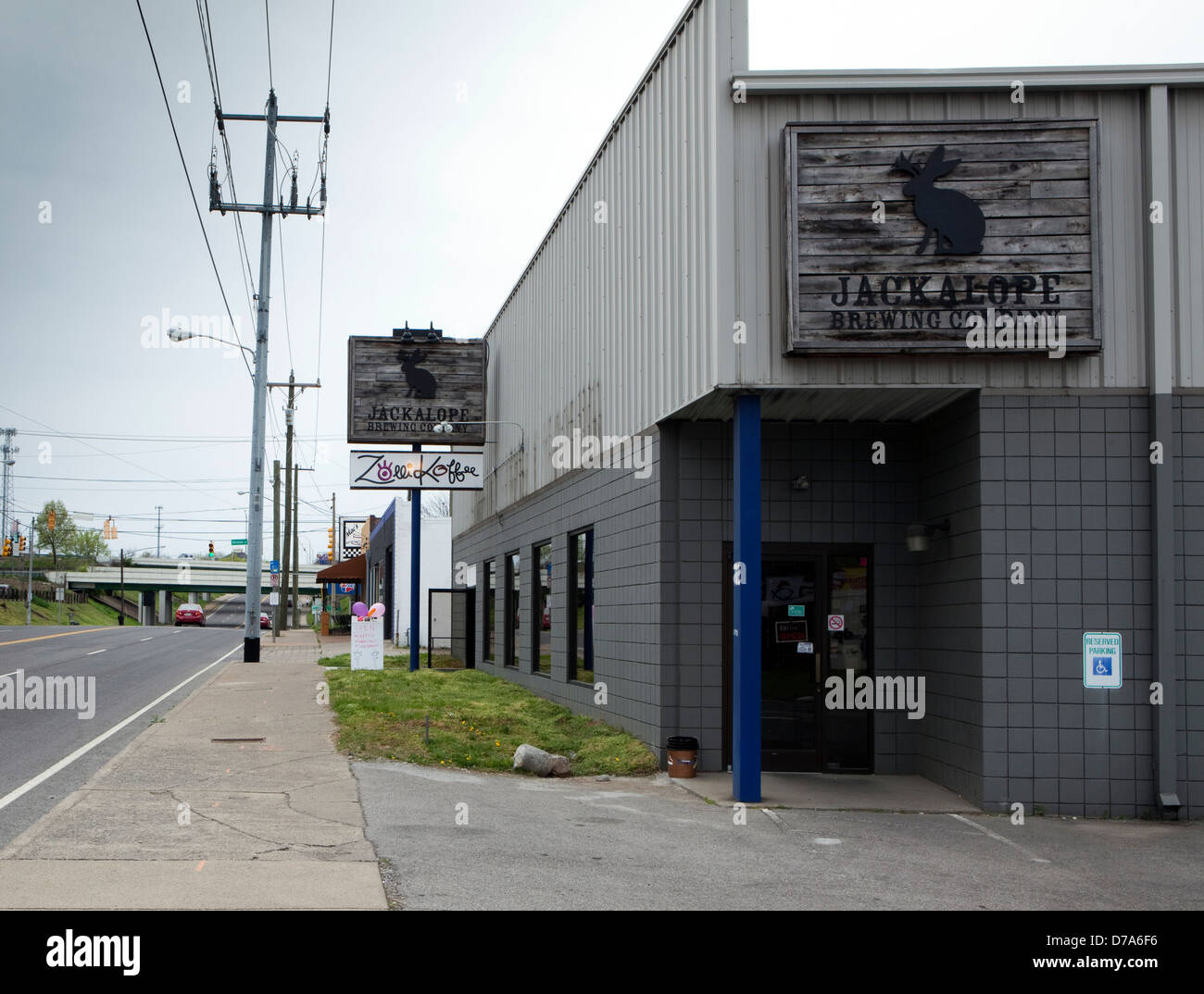 A view of the Jackalope brewing company on eighth avenue south in ...