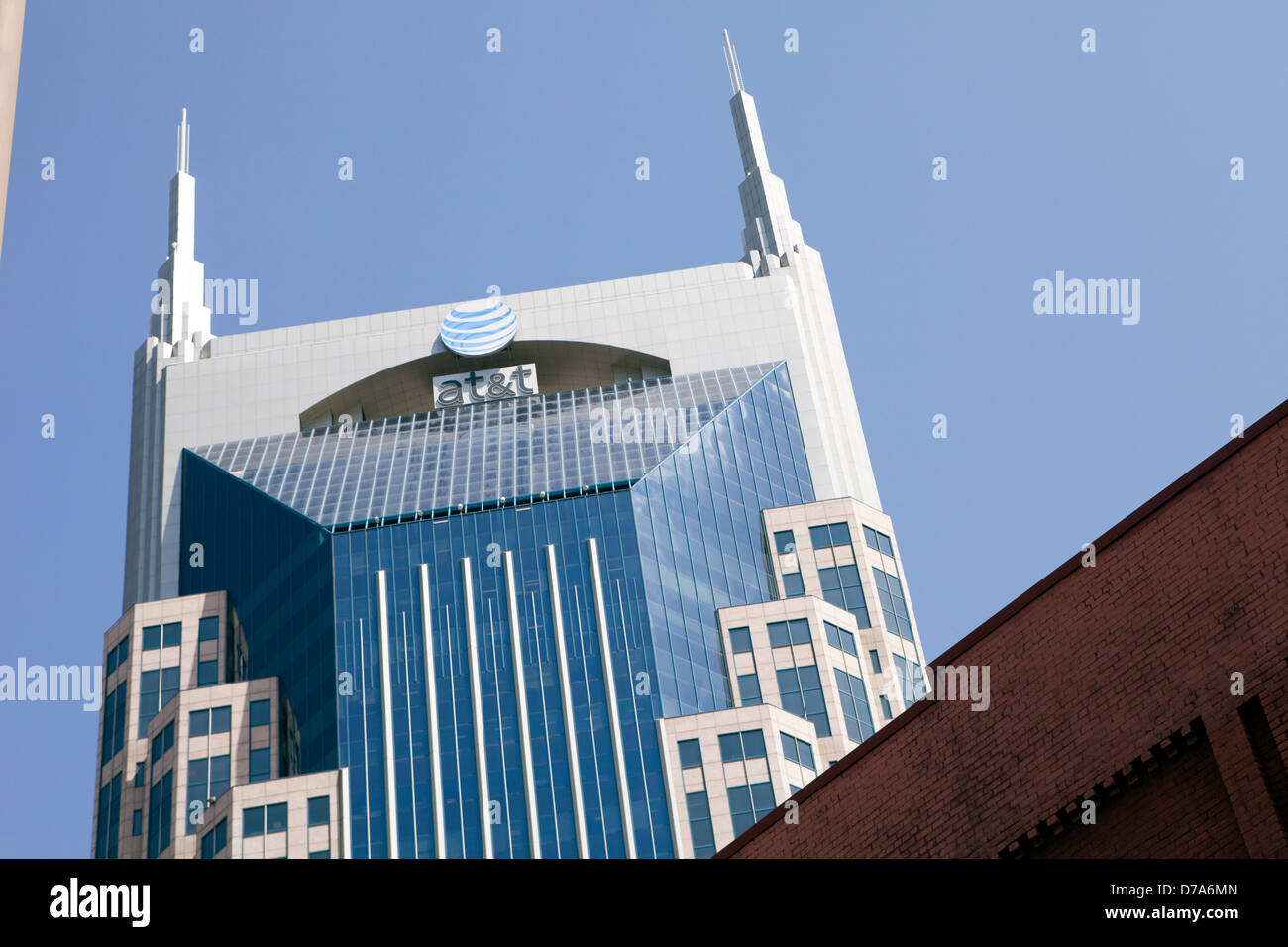 A view of the AT&T building in Nashville, Tennessee Stock Photo - Alamy