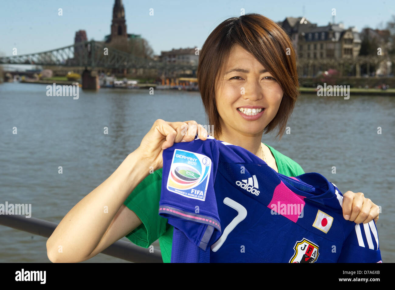 Photo Call with Kozue Ando 15th April 2013 in Frankfurt. Photo: Jan ...