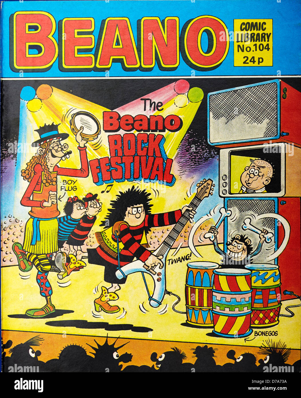 The Beano Comic magazine (Comic Library Stock Photo - Alamy