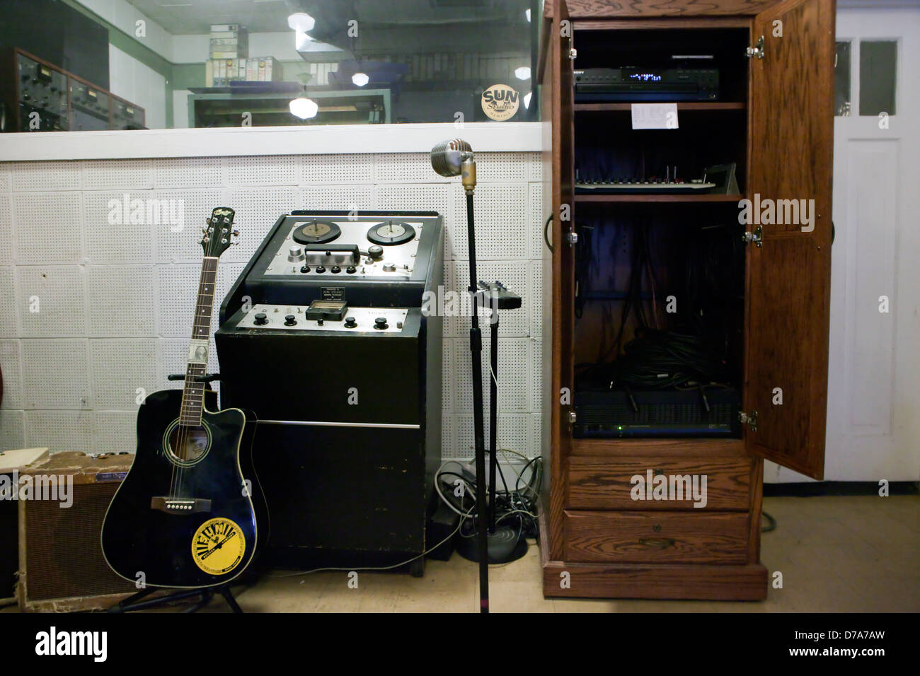 A view of the inside of Sun Studio in Memphis, Tennessee Stock Photo ...