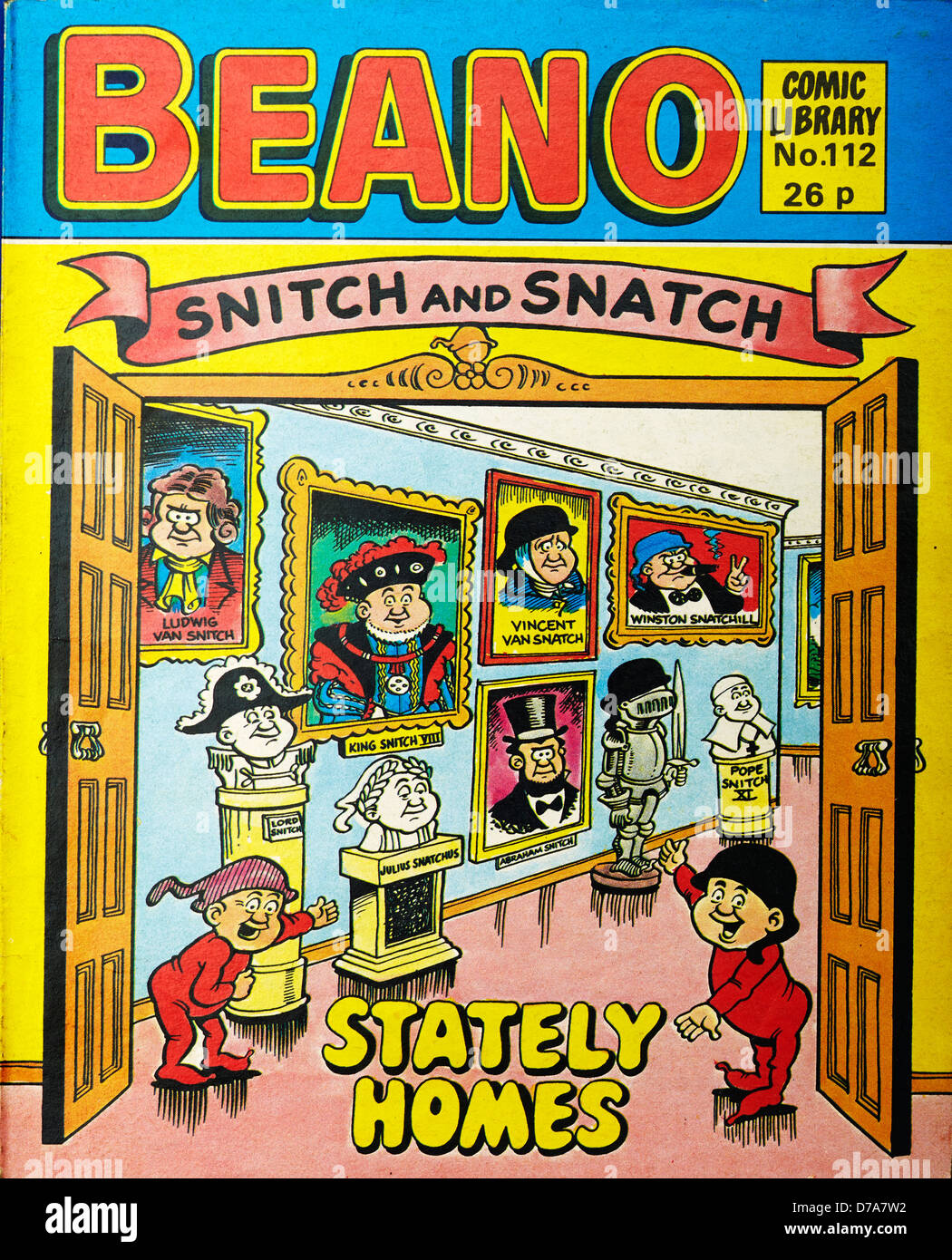 The Beano Comic magazine (Comic Library Stock Photo - Alamy