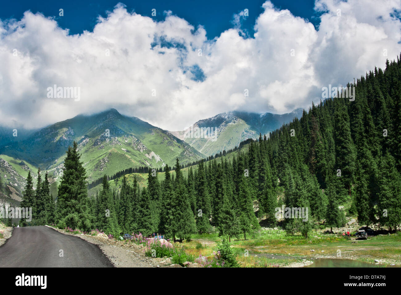 landscape summer in mountains Stock Photo - Alamy