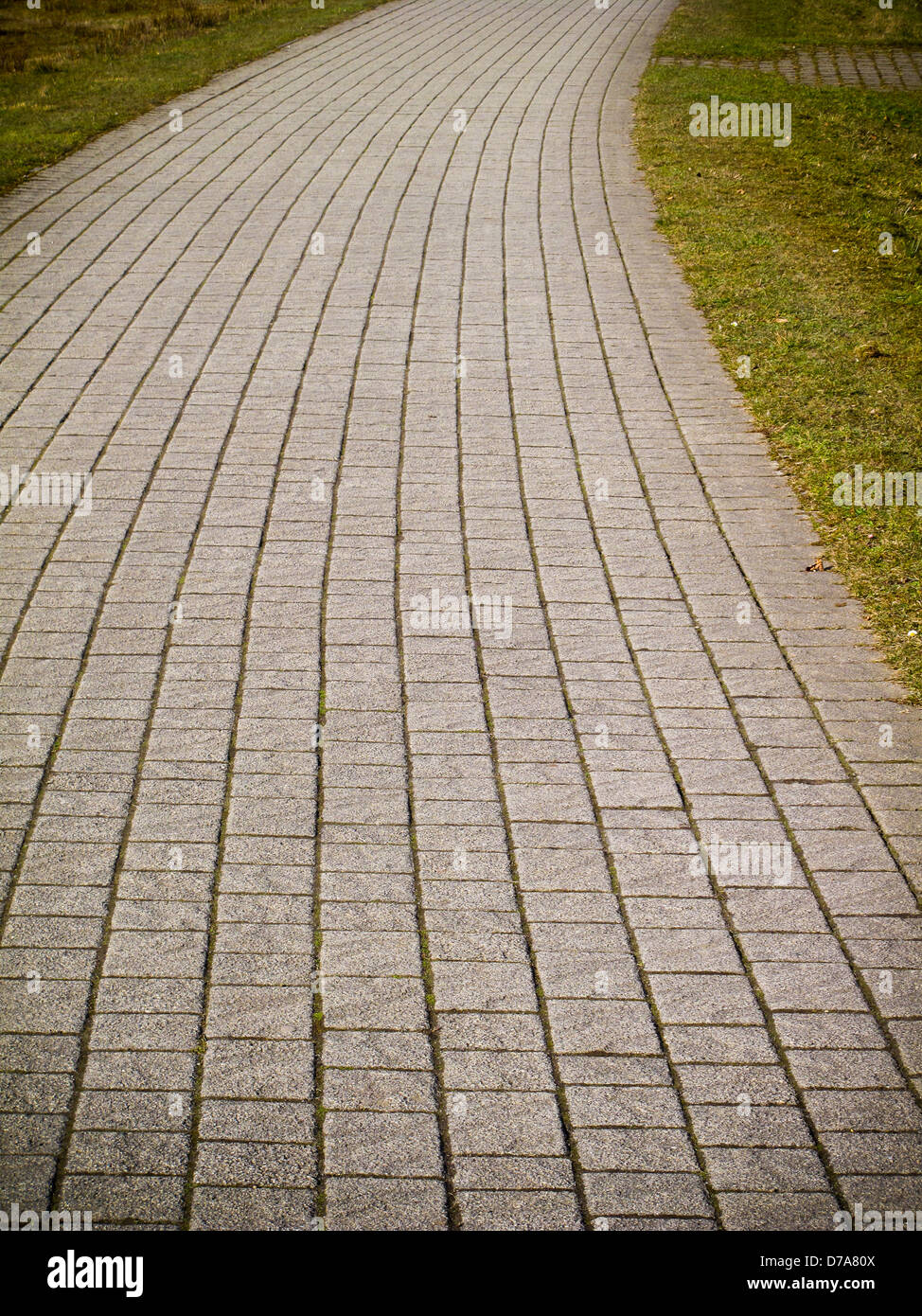 Block paving path Stock Photo - Alamy