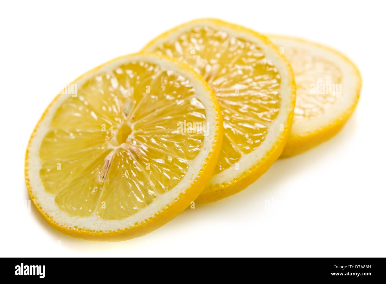 Fresh lemon isolated on a white background Stock Photo - Alamy