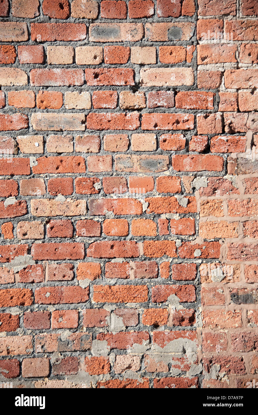 Old worn weathered rustic brick wall Stock Photo - Alamy