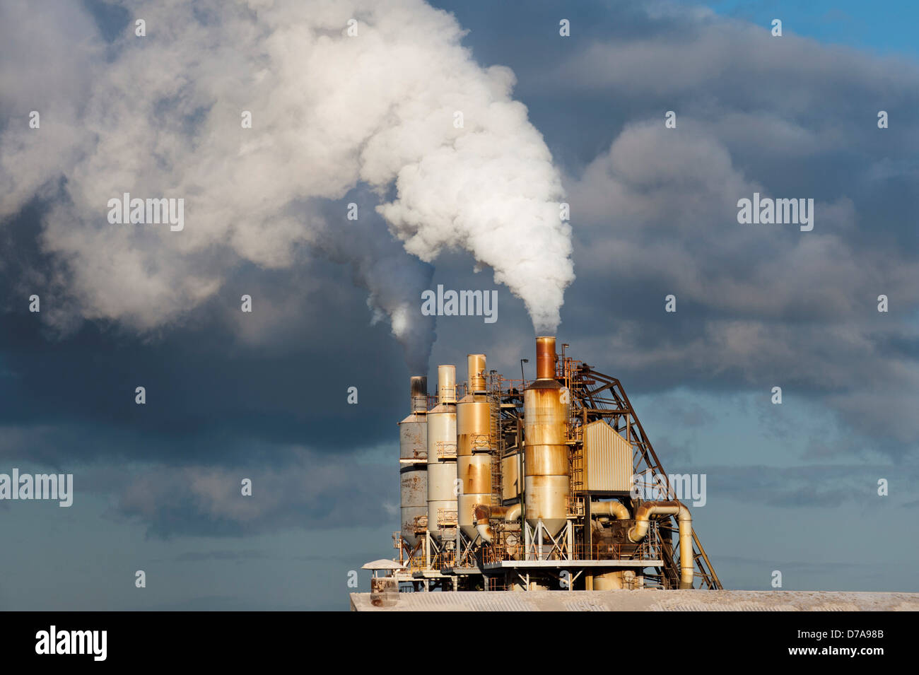 Steam release CEMEX Cement Works Limestone Crushing Plant Shap Fell ...