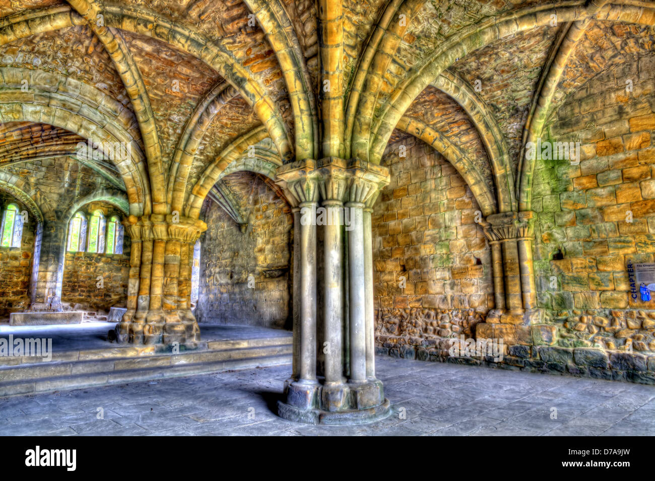 Remains of an historic Cistercian monastery - Kirkstall Abbey, Chapter ...